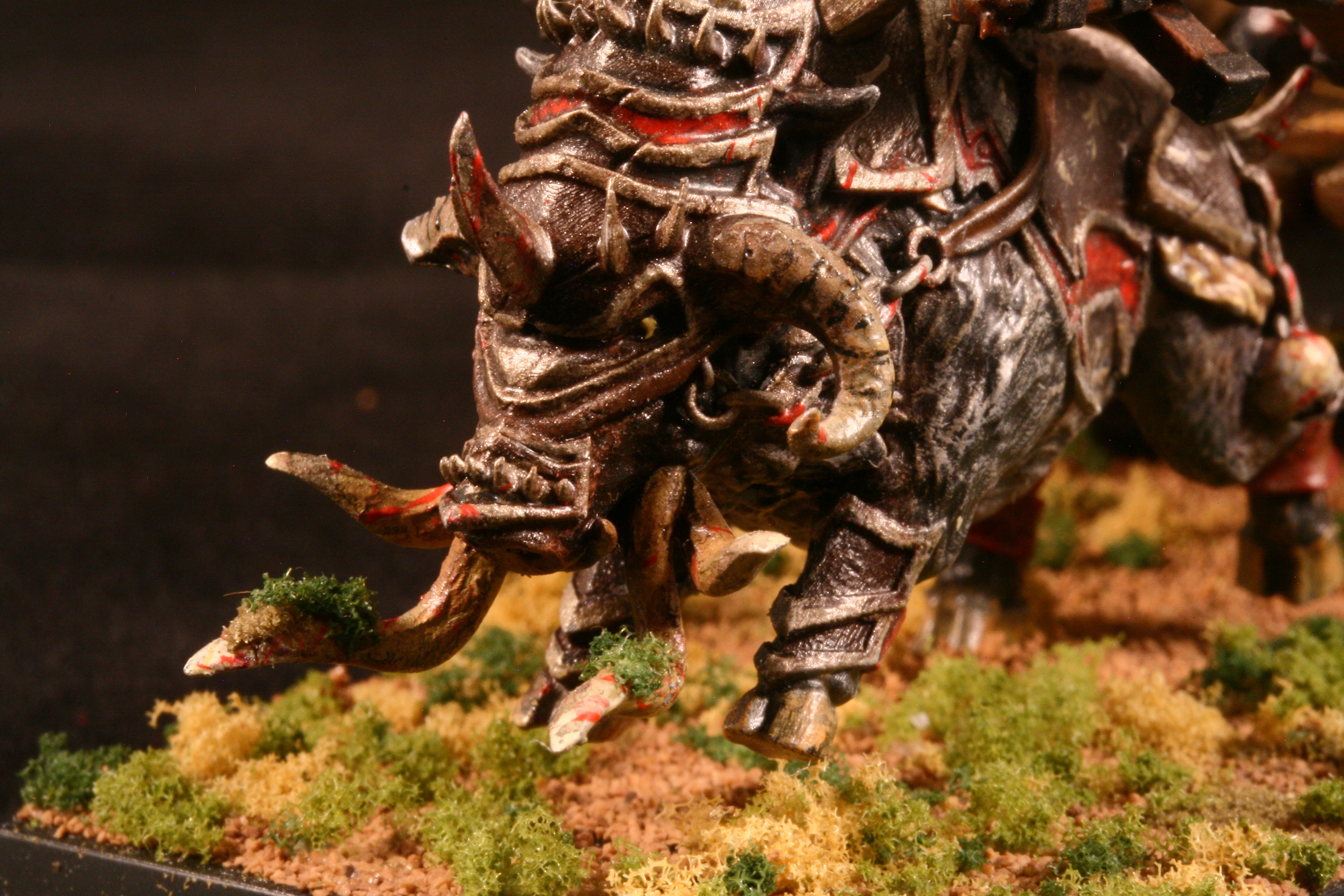 Beastmen Razorgor Chariot – Bonepile Miniatures